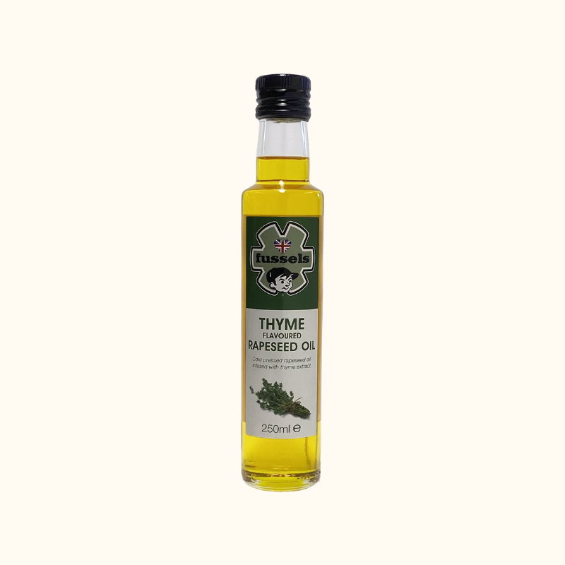 Fussels Thyme Infused Rapeseed Oil 250ml – Fussels Fine Foods