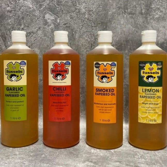 One Litre Flavoured Rapeseed Oil (Set of 4) – Fussels Fine Foods